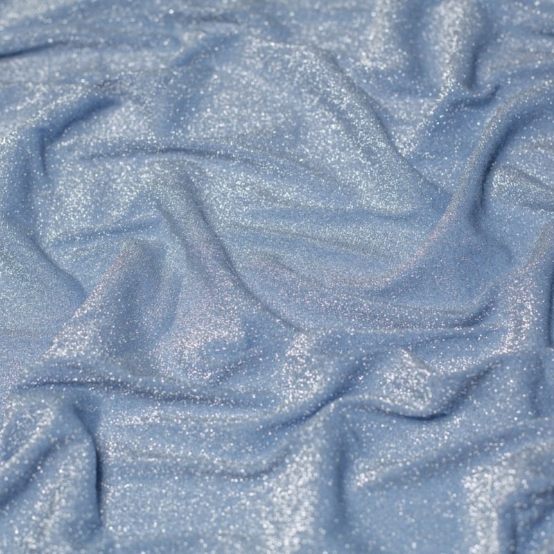 Blue Lurex Fabric - Etsy