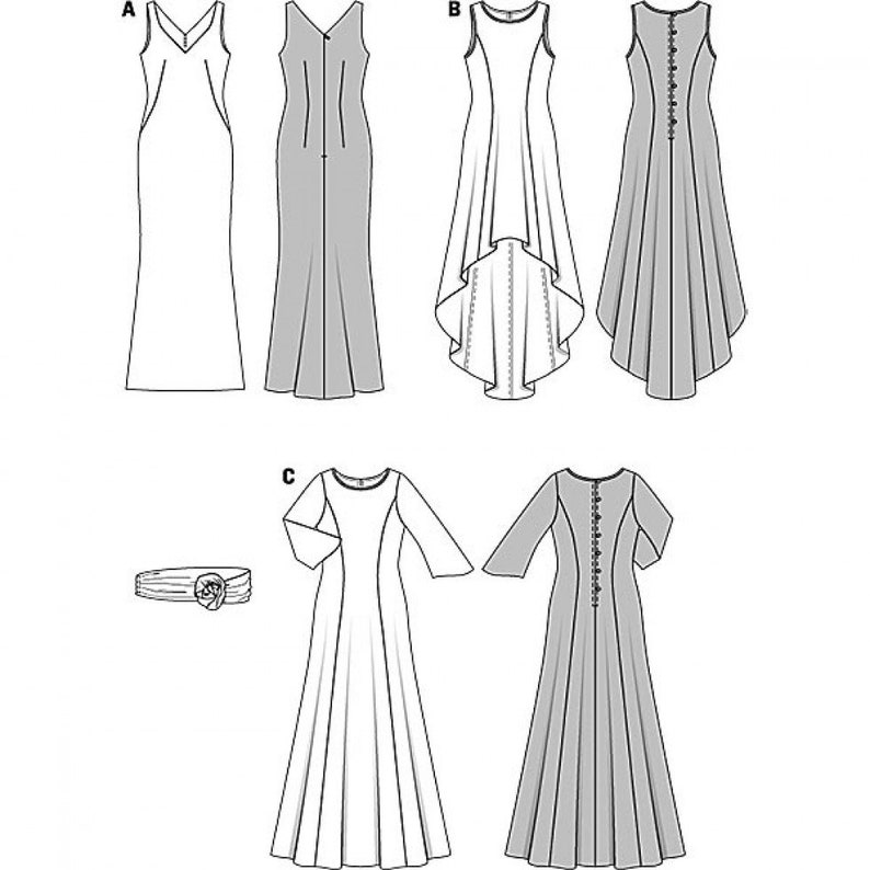 Burda Sewing Pattern 6866 Women 10-12-14-16-18-20-22 Dresses - Etsy