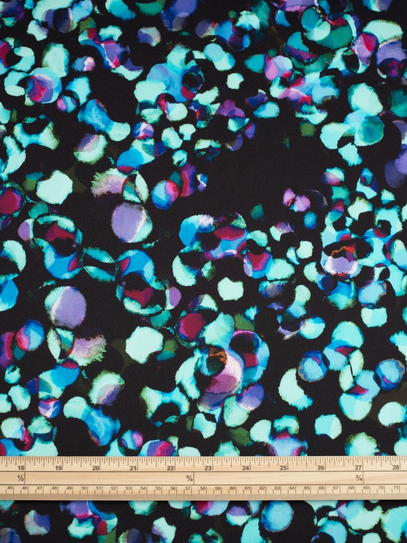 Crepe Back Satin Dress Fabric Minerva Exclusive Bubble Shoal Abstract ...