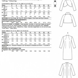 Vogue Sewing Pattern 1736 Women Jackets, Dresses Difficulty Easy - Etsy