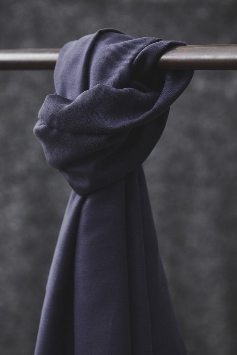 Smooth Drape Tencel Lyocell Twill Fabric - Lapis Plain Pattern - OEKO ...