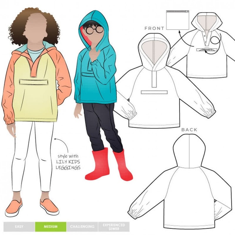 Anorak Sewing Pattern - Etsy