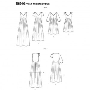 Simplicity Sewing Pattern 8910 Women R5 (14-16-18-20-22) - Etsy