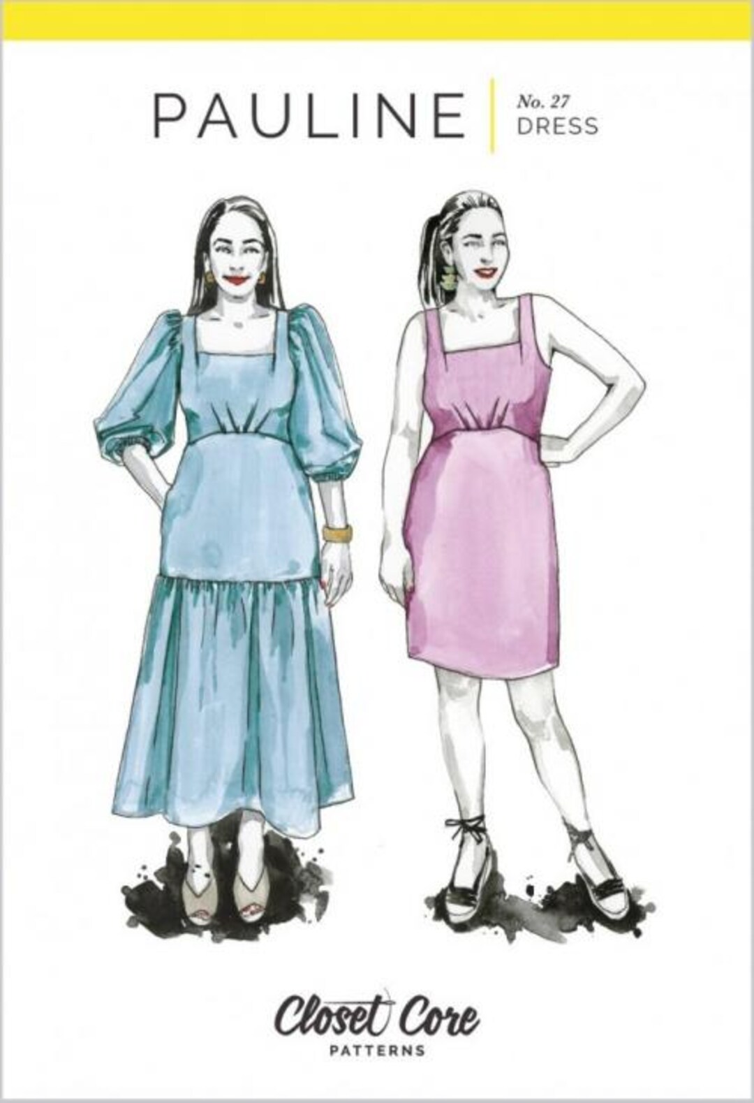 Closet Core Patterns Sewing Pattern Pauline Dress Women 0-20 Dresses - Etsy