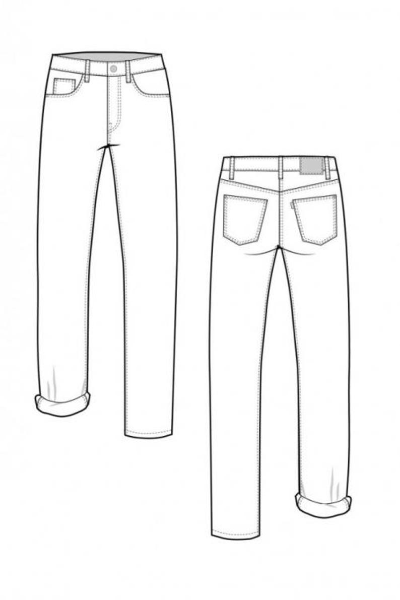 Closet Core Patterns Sewing Pattern Morgan Jeans Women 0-20 Trousers - Etsy