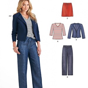 New Look Sewing Pattern 6351 Women A (10-12-14-16-18-20-22) - Etsy