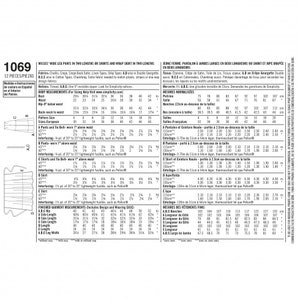 Simplicity Sewing Pattern 1069 Womens Trousers, Skirts - Etsy Canada