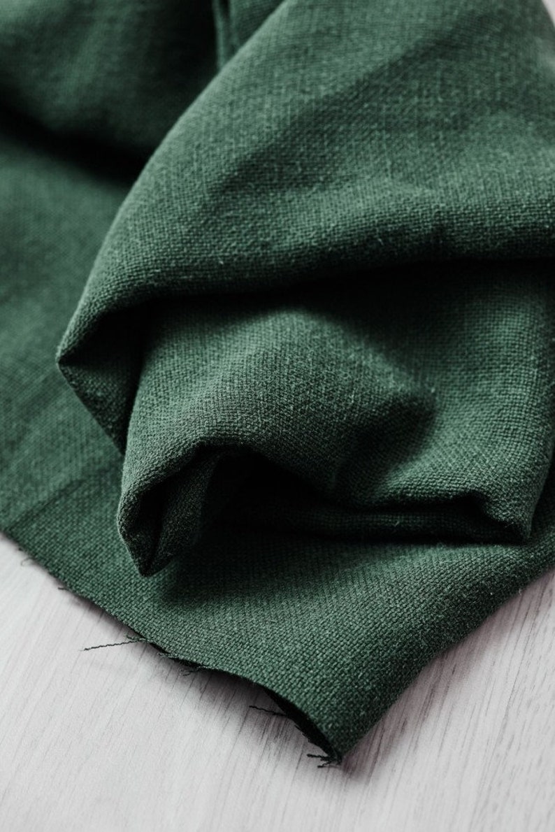 Mara Tencel Lyocell Linen Blend Fabric - Black Plain Pattern - OEKO-TEX ...
