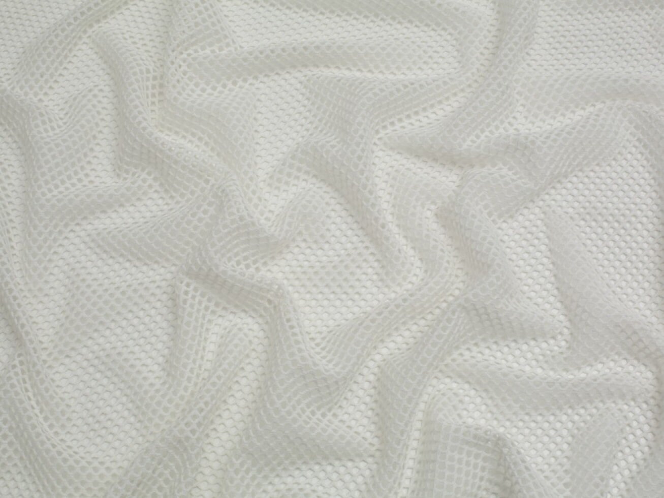 Minerva Core Range Fishnet Stretch Mesh Fabric Black Plain Pattern ...