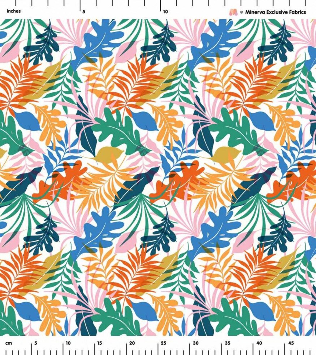 Minerva Exclusive Lithe Leaves - Patterned, Plants - POD Print-on ...