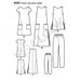 New Look Sewing Pattern 6602 Women S-M-L-XL-XXL Dresses, Trousers, Tops ...