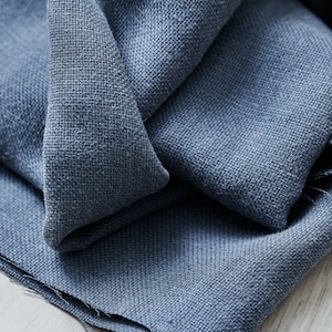 Mara Tencel Lyocell Linen Blend Fabric - Black Plain Pattern - OEKO-TEX ...