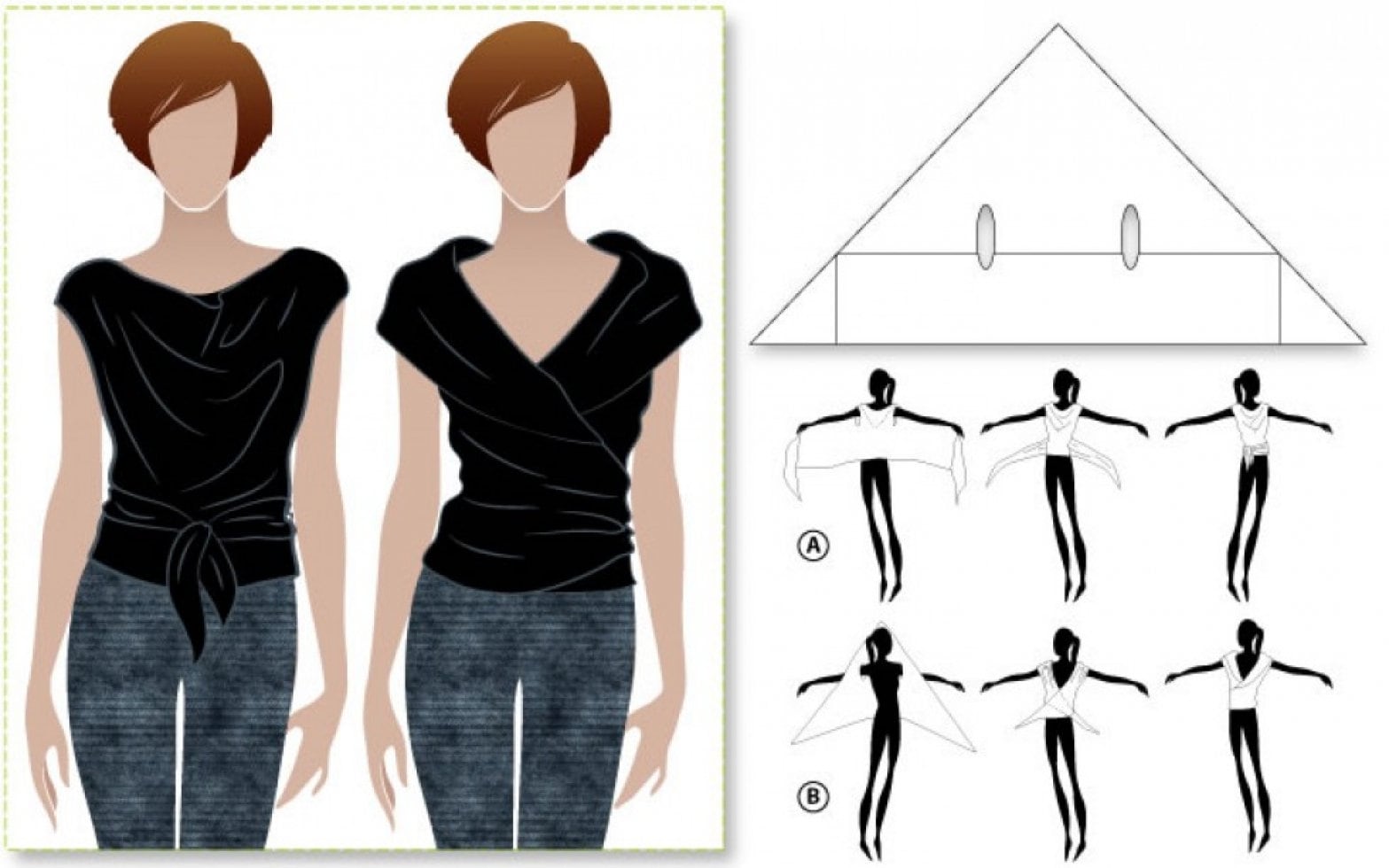 Style Arc Sewing Pattern Simply Sally Top Women - Etsy