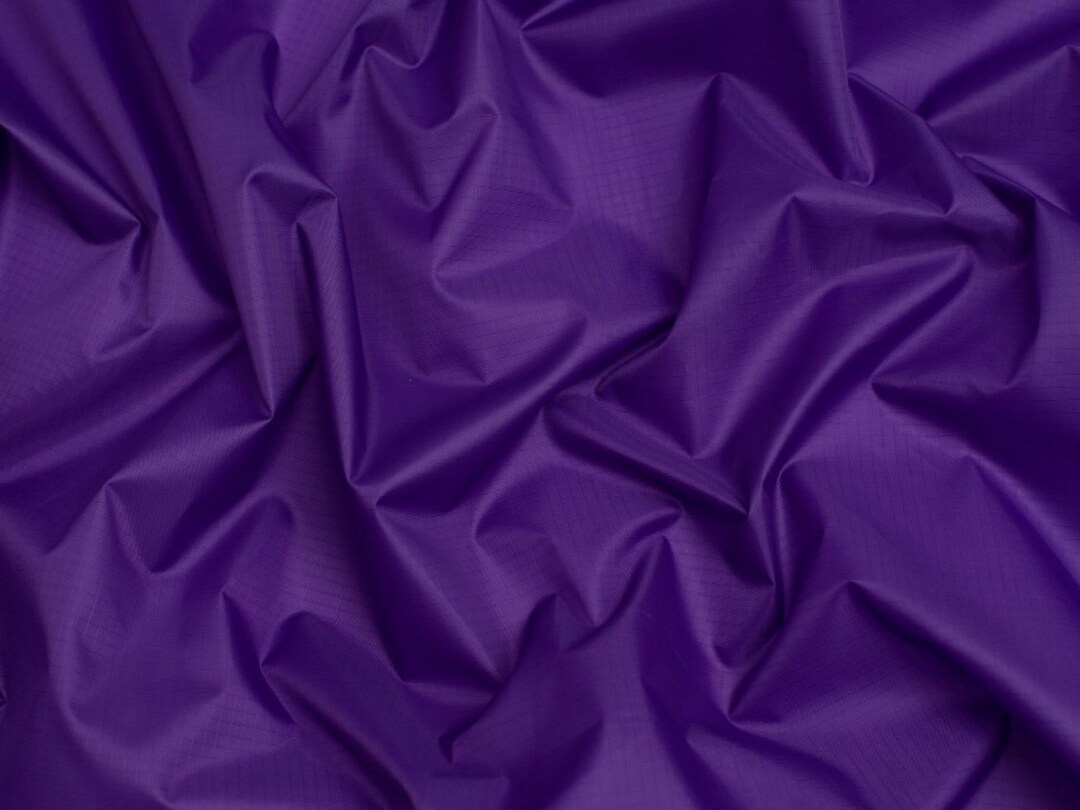 Minerva Core Range Rip Stop Fabric - Purple Plain Pattern, Checks ...