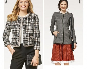 Burda Young 7019 Misses Feminine Street Style European Coats Sewing ...