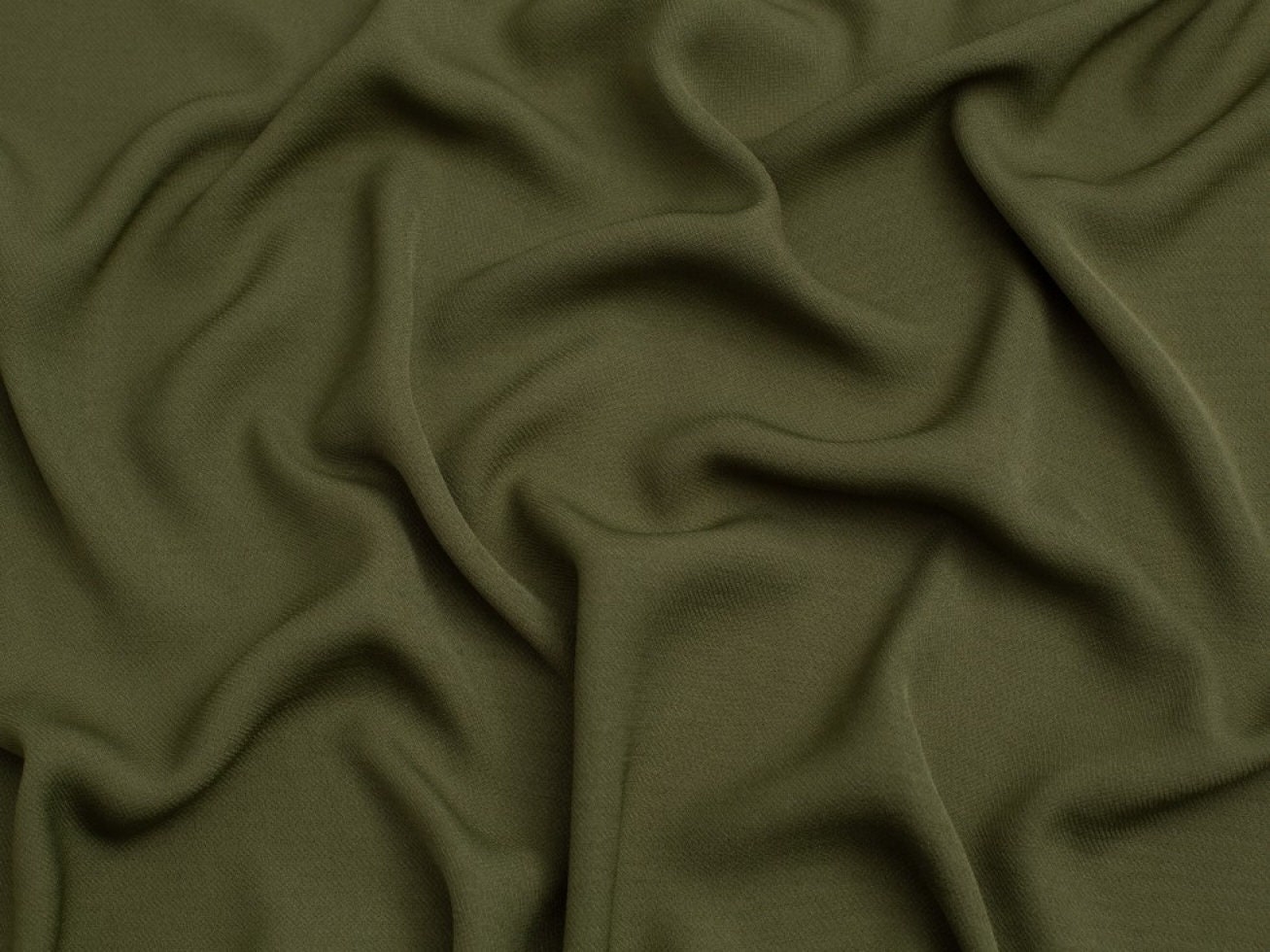 Minerva Core Range Airflow Textured Weave Polyester Crepe Fabric Cobalt ...