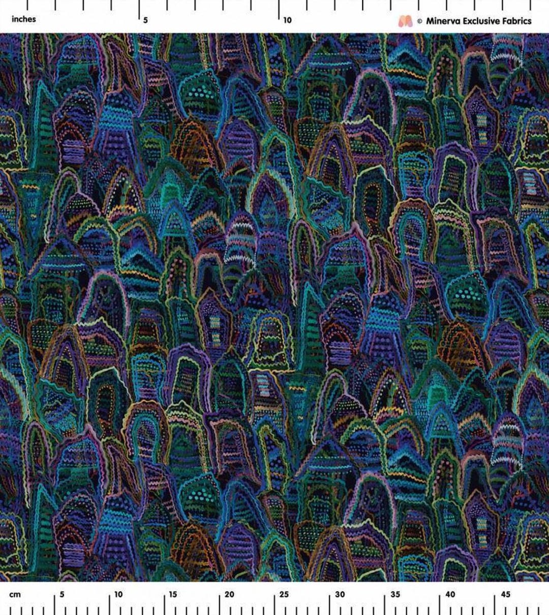 Minerva Exclusive Painted Pillars - Patterned, Abstract - POD Print-on ...