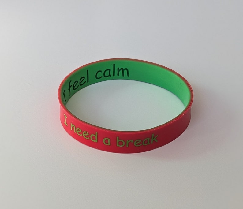 Emotional Regulation Silicone Bracelet (dual Layer) - Etsy Australia