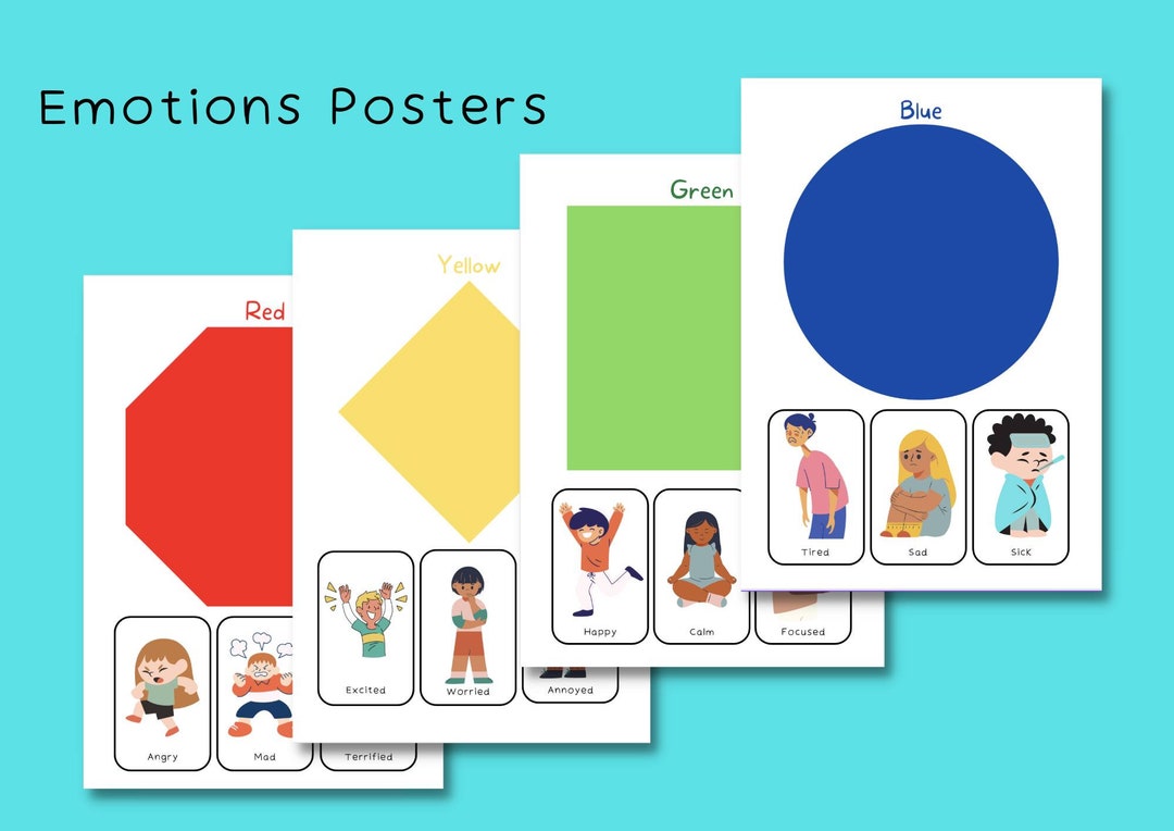 Emotions Posters - Etsy