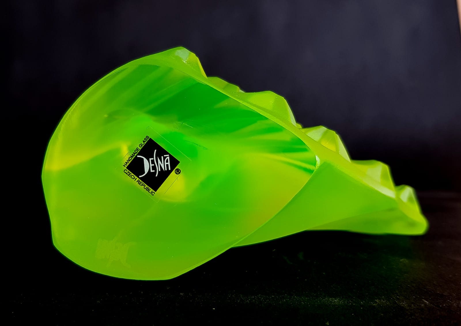 DESNA Signed, Uranium UV Glows, ELECTRA Statue - Etsy