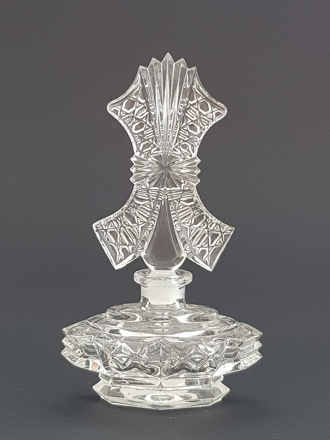 Desna Clear Bow Perfume Bottle - Etsy