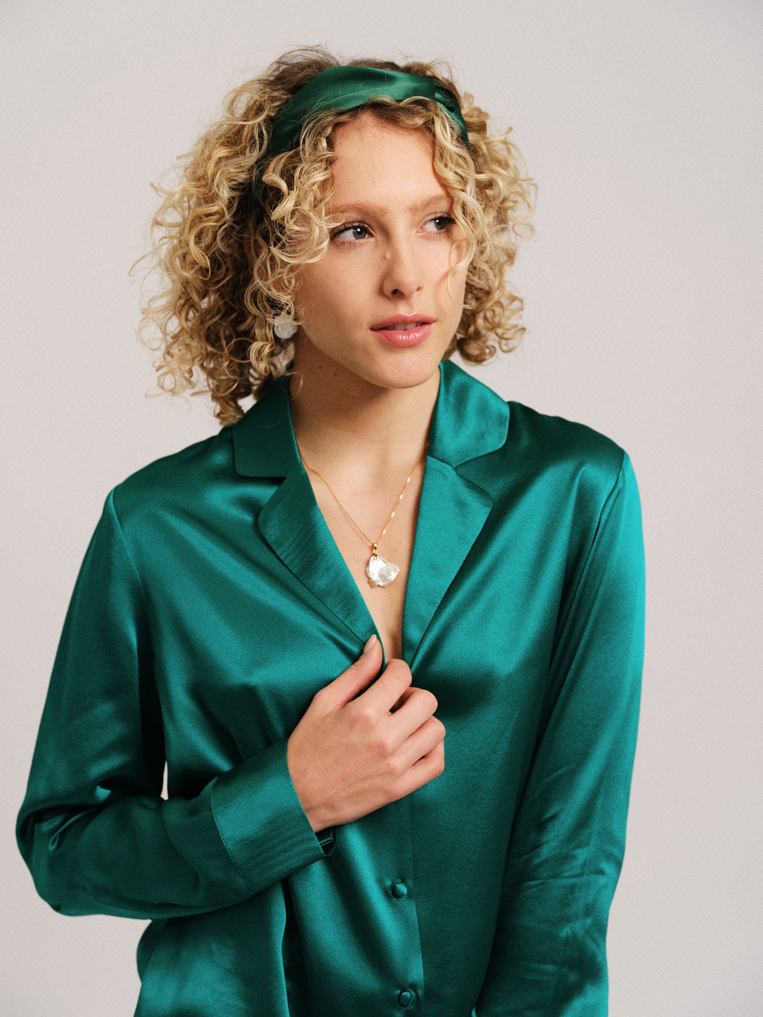 Luxury Pure Silk Blouse / Office Lady Silk Blouse/ Professional Silk ...