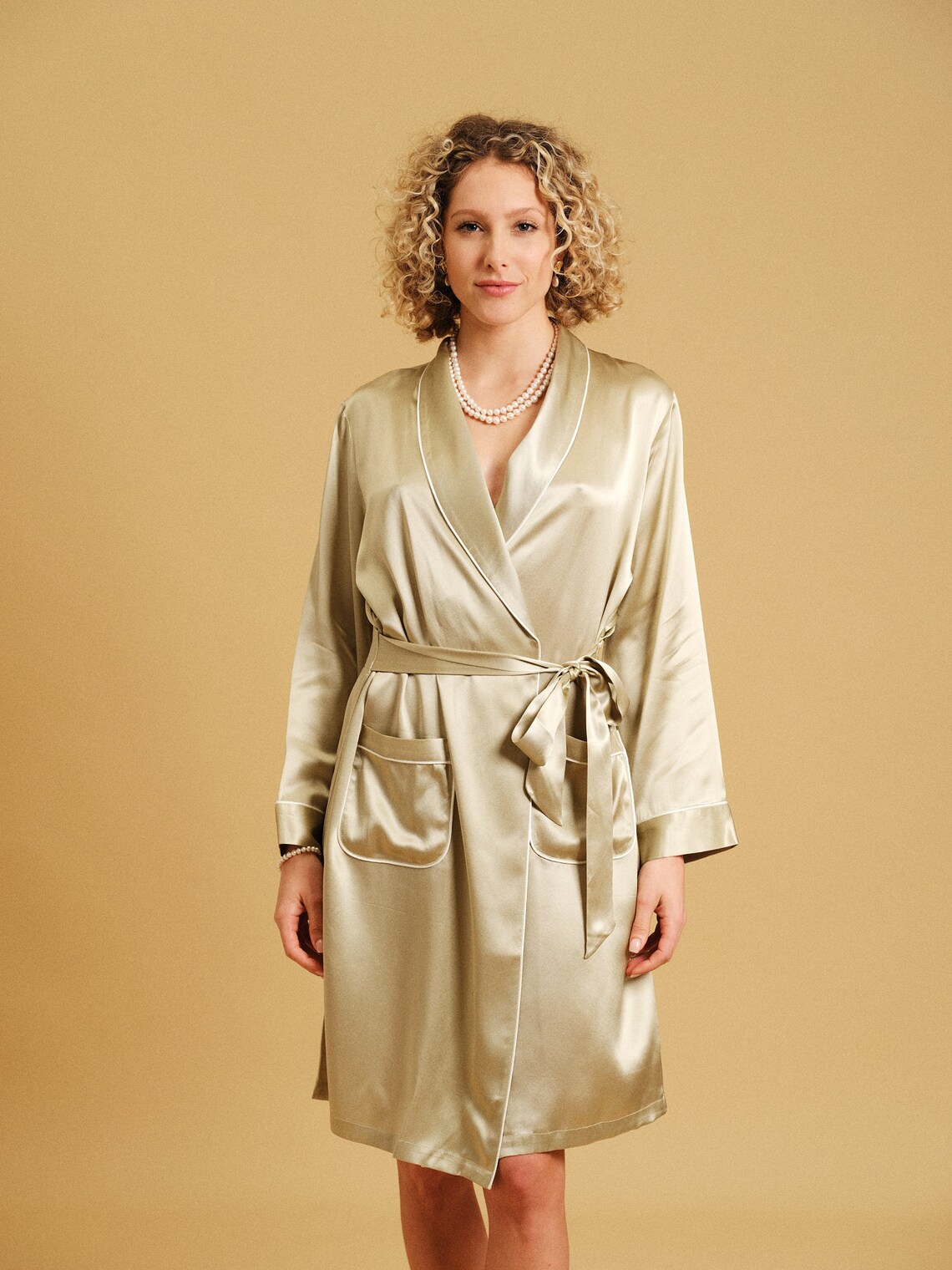 Pure Mulberry Silk Robe / Quality Natural Silk / Gift for a Loved One ...