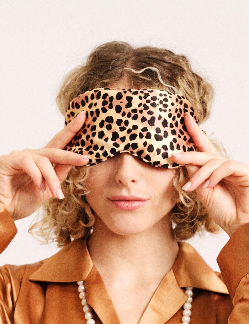 Premium 100% Mulberry Silk Eye Mask / Sleep Mask / Travel Eye Mask ...