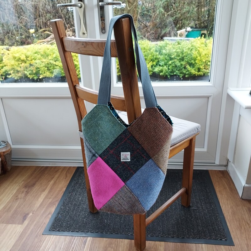 Tweed Patchwork - Etsy UK