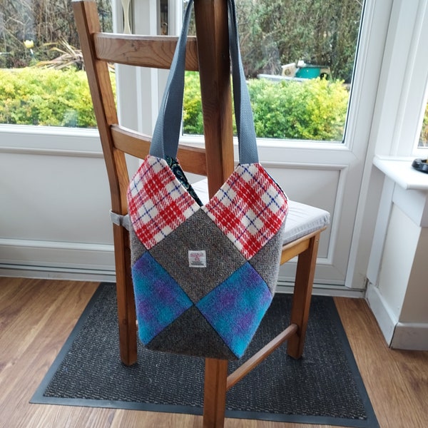 Tweed Patchwork - Etsy UK