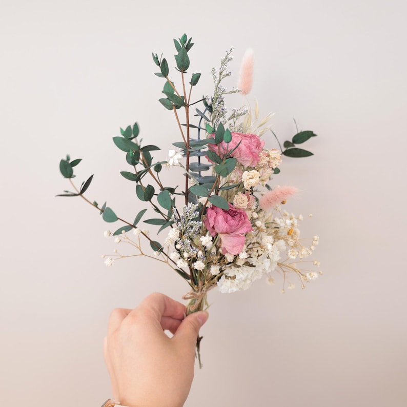 Dried Floral Bouquet Arrangement,bohemian Dried Flower Bouquet,wedding ...