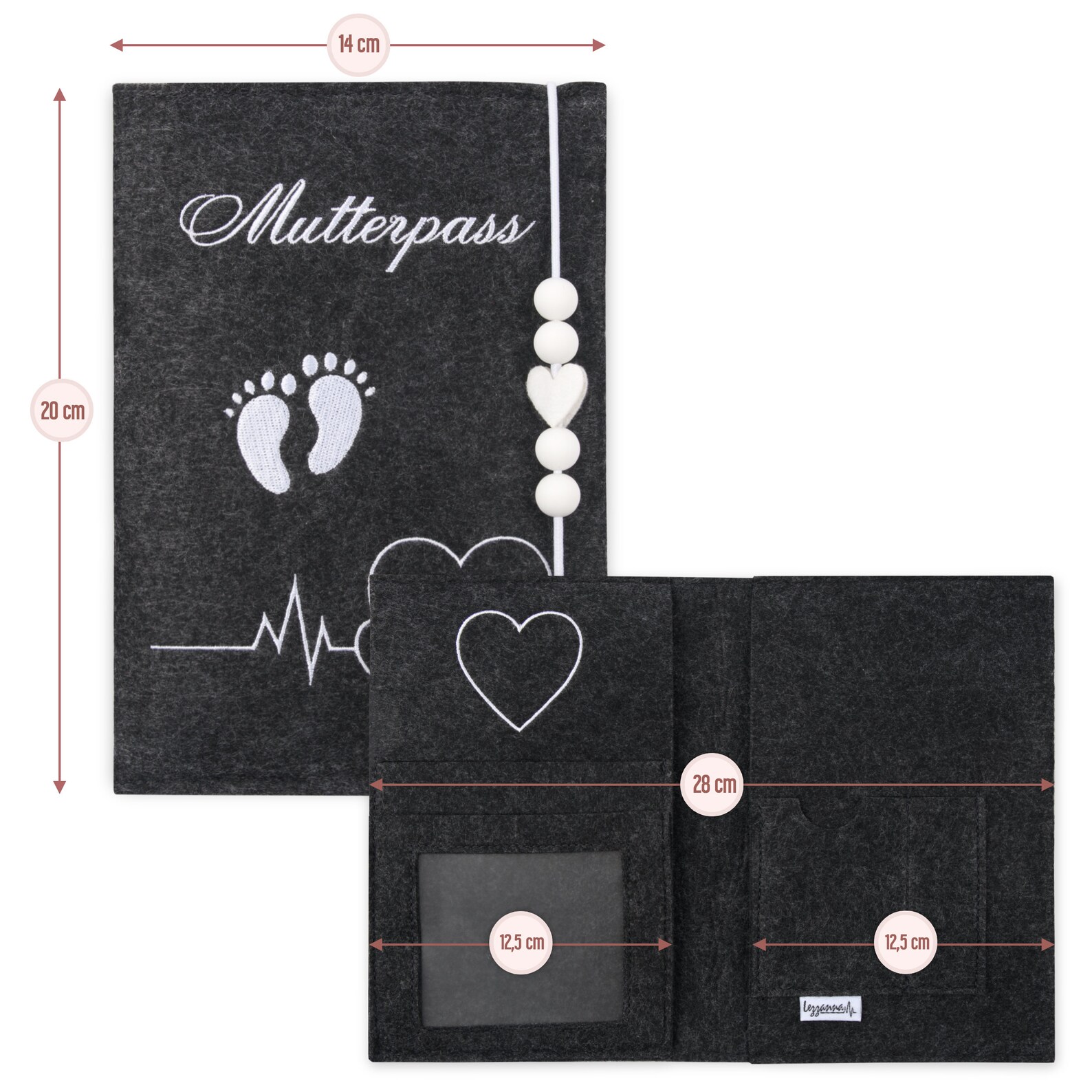 Mutterpasshülle Hülle für Mutterpass aus Filz Geschenk für - Etsy.de