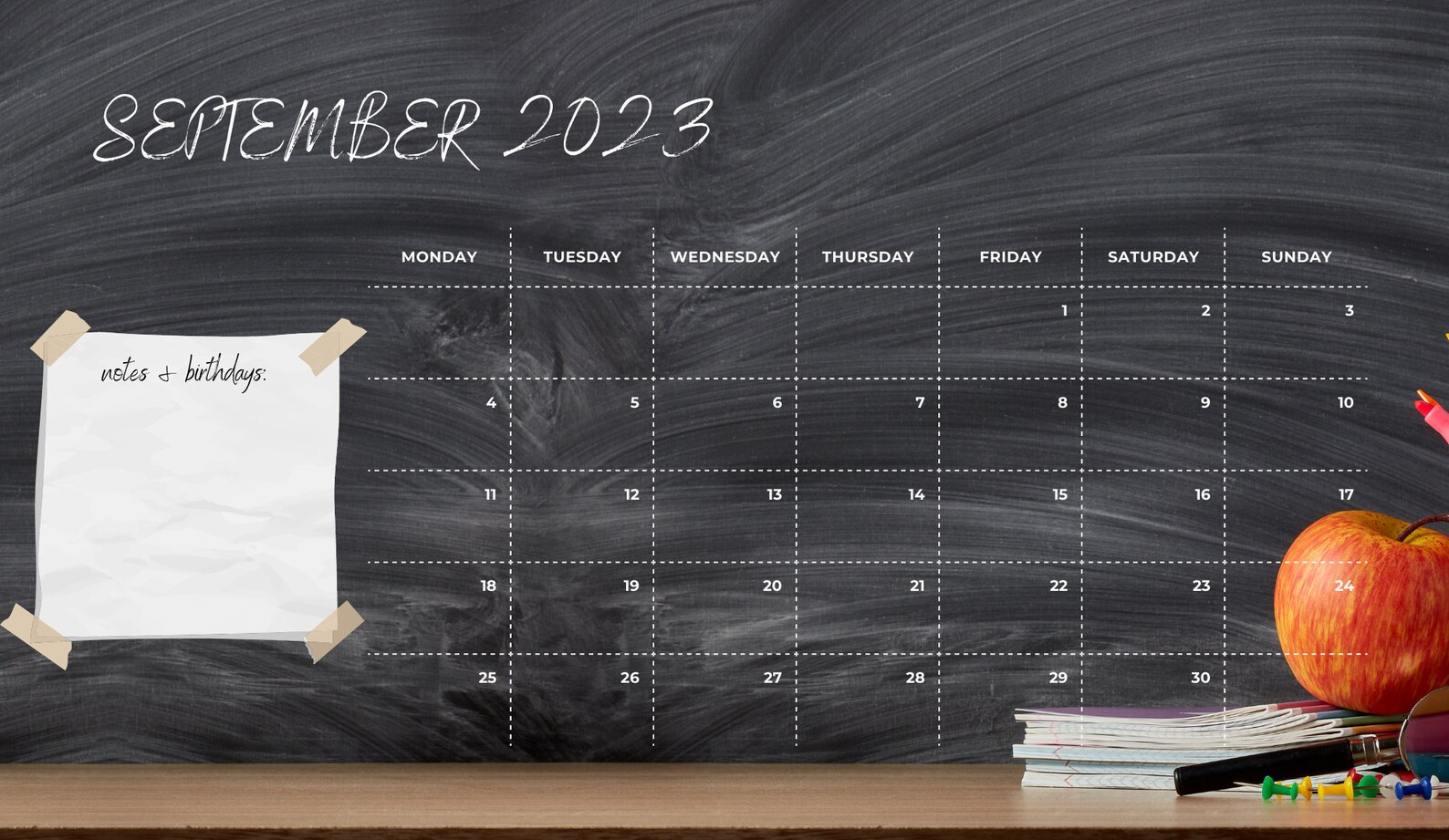 Printable 2023 Themed Calendar - Etsy