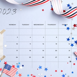 Printable 2023 Themed Calendar - Etsy