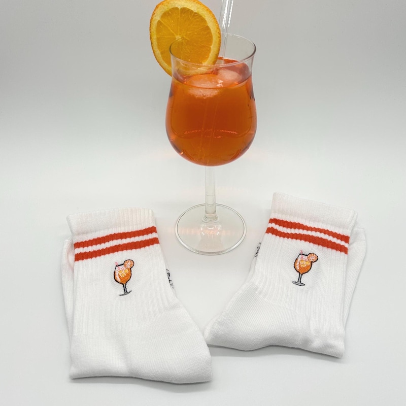 Aperol spritz socken - Etsy.de