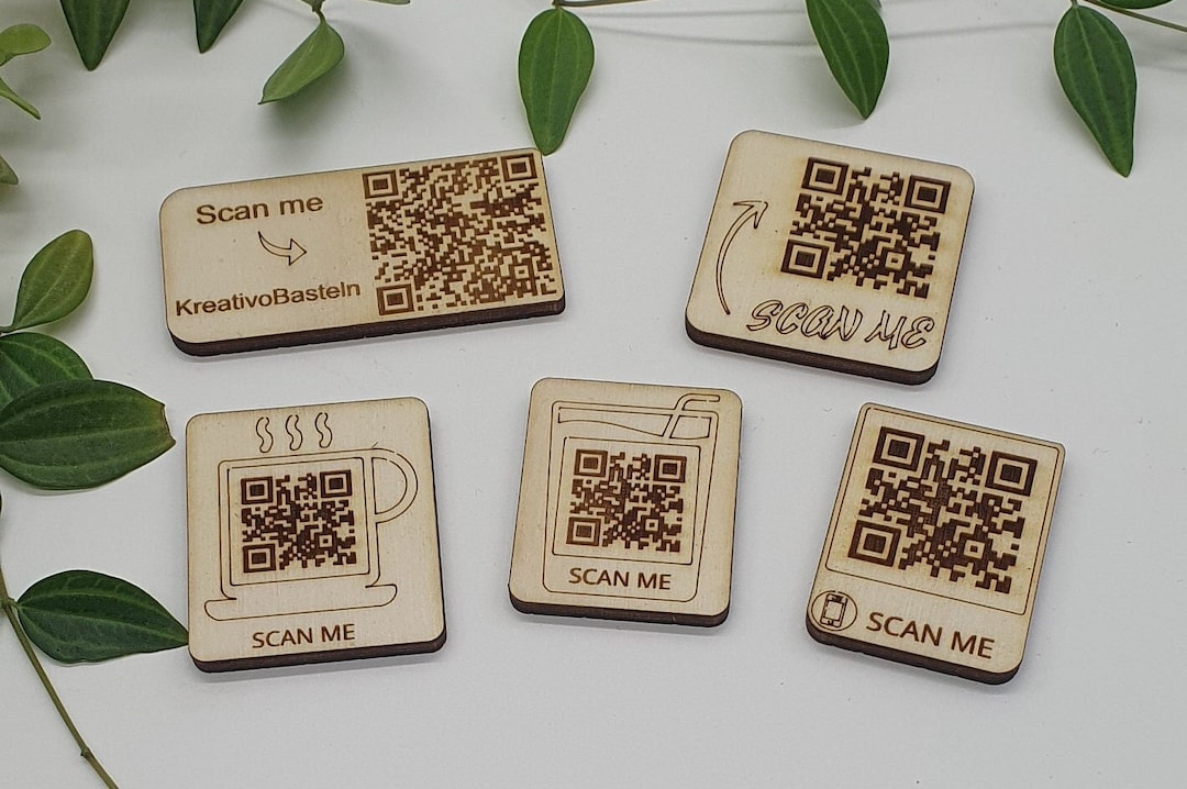 Individuelles QR Code Schild Personalisiertes Holzschild - Etsy