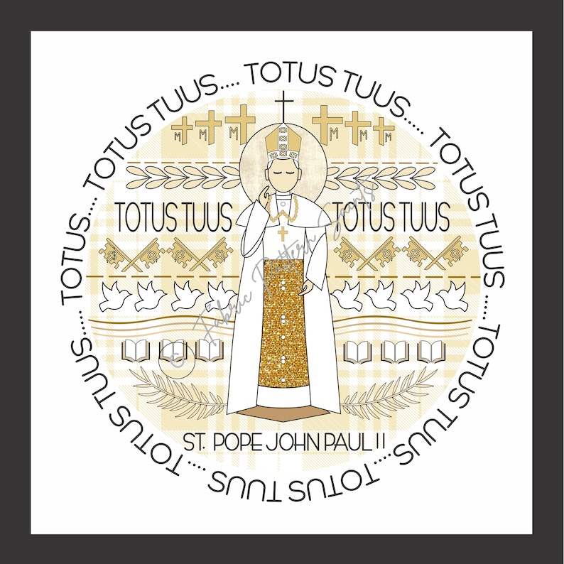 Confirmation Saint Prints, Catholic Saint Print 8X8, Confirmation Gift ...