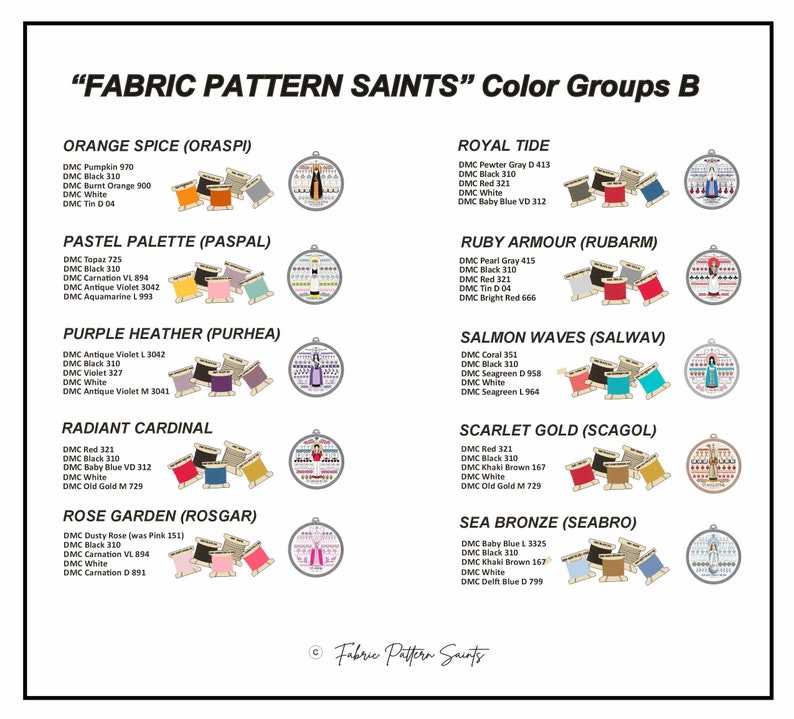 Completed Embroidered Saint in Fabric Display Hoop, Custom Saint ...