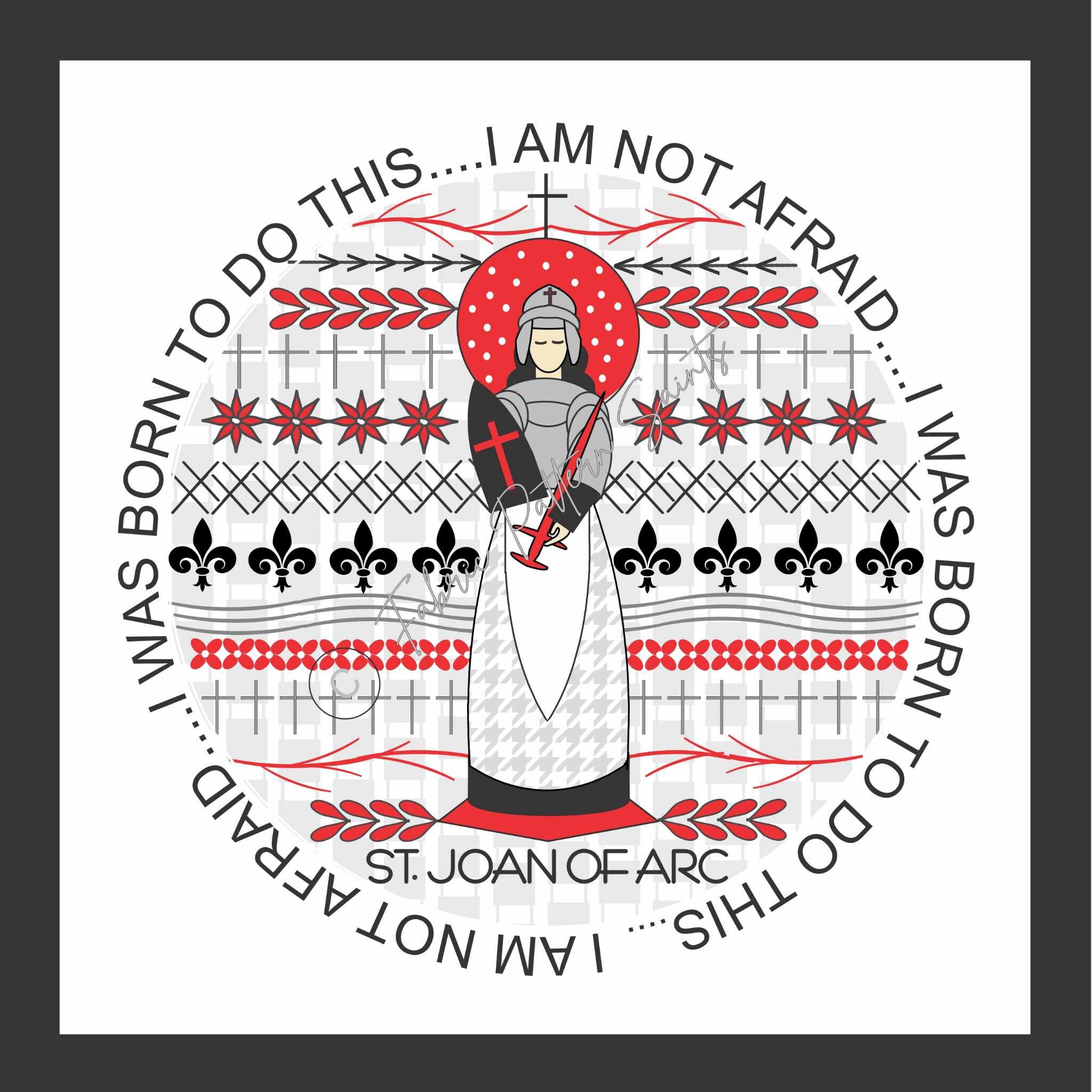 Catholic Saint Prints, Catholic Saint Print 8X8, Confirmation Gift ...