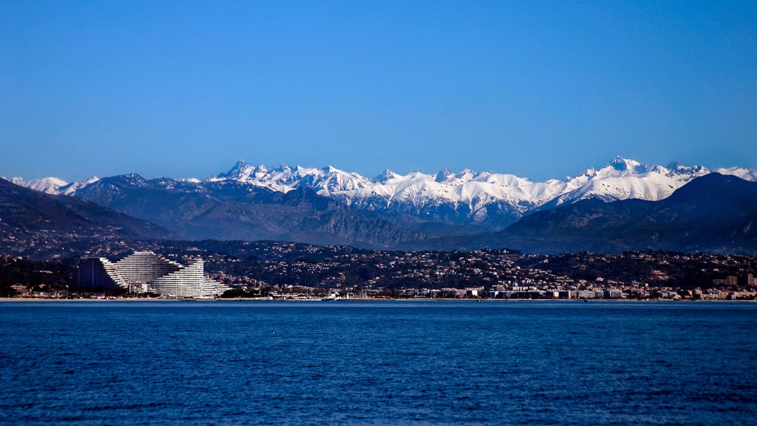 The Marina and the Alps - Etsy