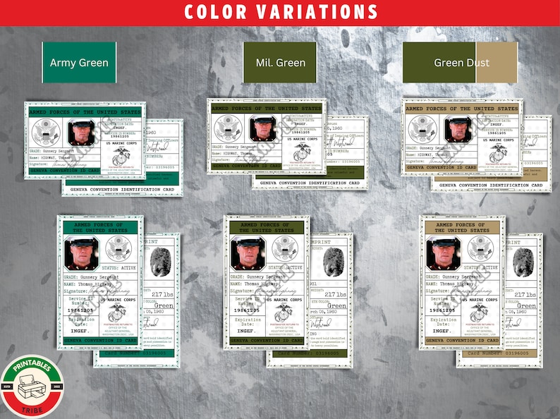 Sergeant Thomas Highway Marine Id Badge | Heartbreak Ridge | US Marine ...