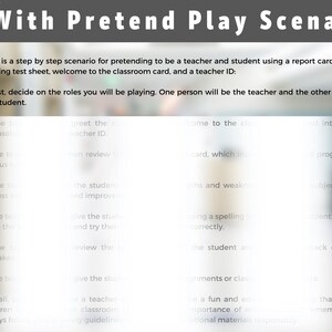 Teacher Pretend Play Kit for Imaginative Play for Kids | Montessori ...