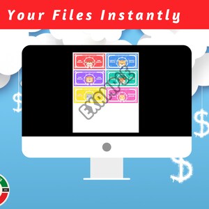 Printable Play Money for Kids Animal Play Money Pretend Money to Learn ...