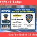 Police ID Badge | NYPD ID Card |first Responder| Policía Birthday Party ...