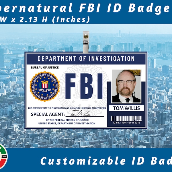 Prop Id Badge - Etsy