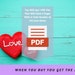 Romantic Love Notes Printable Mini Cards for Husband and Boyfriend ...