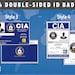 Printable Novelty CIA ID Badges | National Security Agency Cia Card ...
