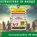 Ghostbusters ID Badge Ghost Adventures Ghostbusters Prop ID Card Scary ...