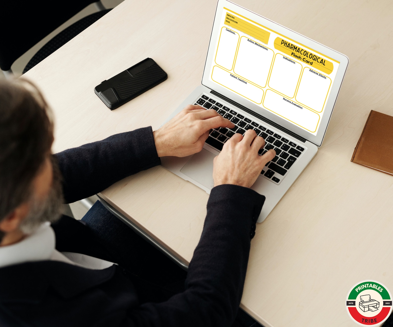 Editable Pharmacology Drug Card Template | Pharmacology Cards | Nursing ...