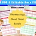 Pharmacology Cheat Sheet Bundle Nursing School Notes Pharmacology Notes ...